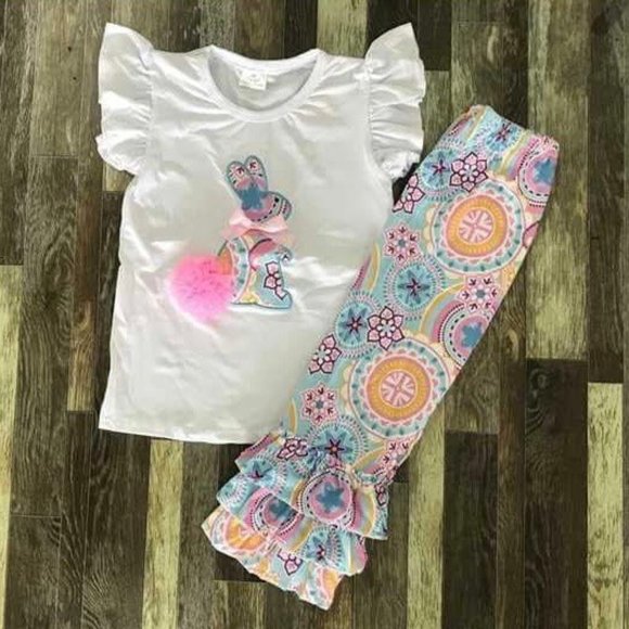Boutique | Matching Sets | New In Bag Twopiece Bunny Rabbit Pants Set ...